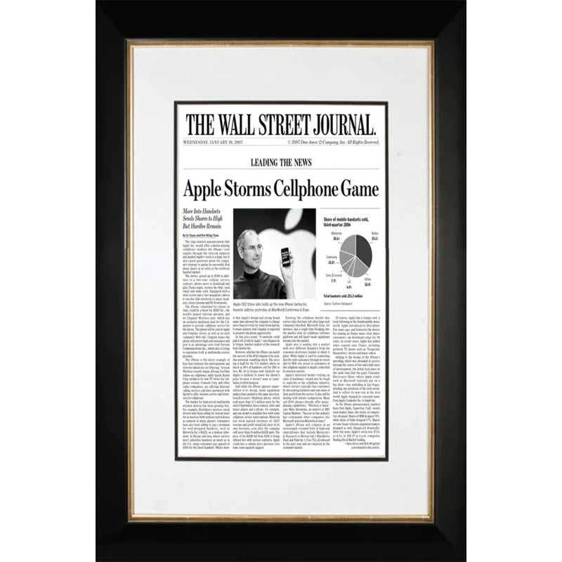 Historic Framed Article Reprints – The Wall Street Journal Framed Reprints